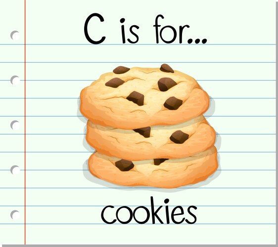 Letters Flashcard Cookies Vector Images (19)