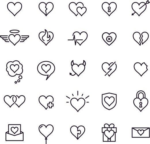Heart Line Vector Images (over 280,000)