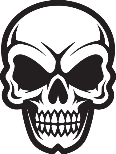 Skull Front Facing Vector Images (over 2,700)