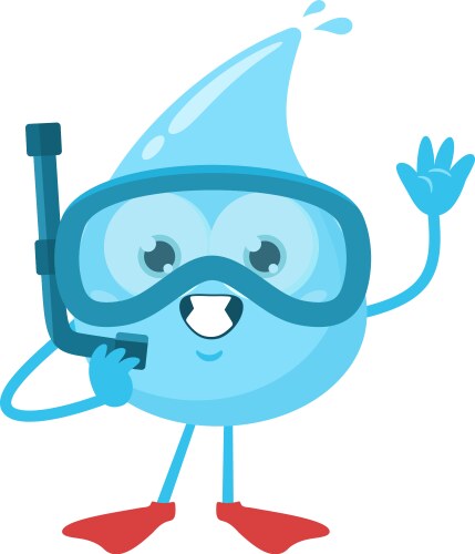 Water bottle cartoon Royalty Free Vector Image