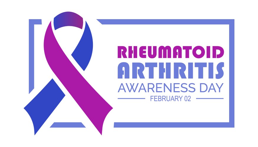 Rheumatoid arthritis awareness day Royalty Free Vector Image