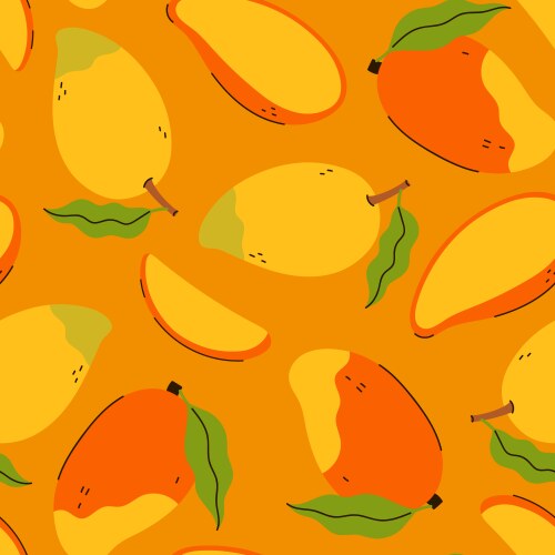 Mango Seamless Pattern Vector Images (over 1,400)