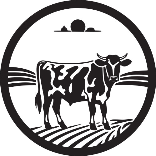 Cattle Grazing Icon Vector Images (over 2,100)