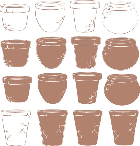 Clay Pot Drawing Vector Images (over 1,600)