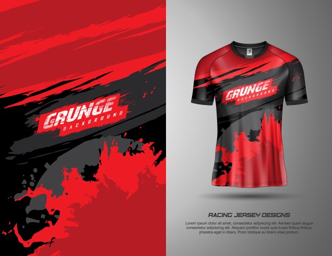 Sports pattern sublimation jersey design Vector Image