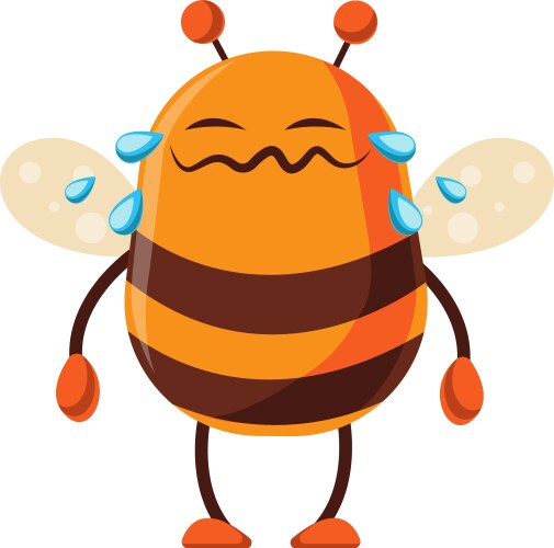 Buzzing bee Royalty Free Vector Image - VectorStock