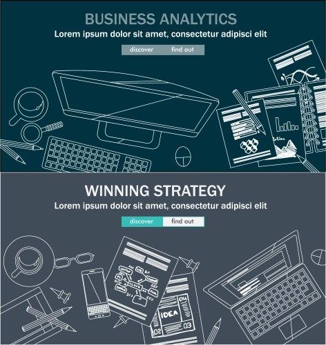Chalk infographic diagrams Royalty Free Vector Image