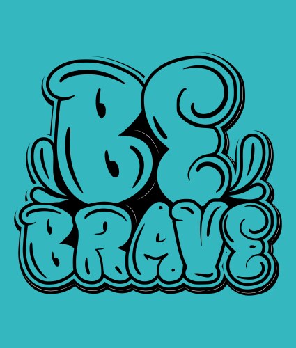 Cool to be kind graffiti t shirt design Royalty Free Vector