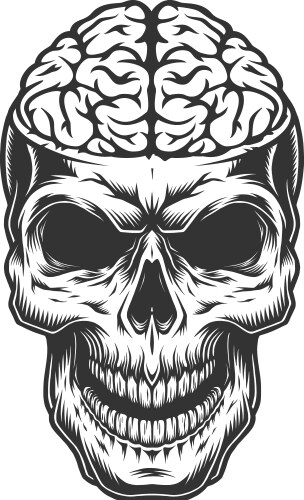 Skull Front Facing Vector Images (over 2,900)