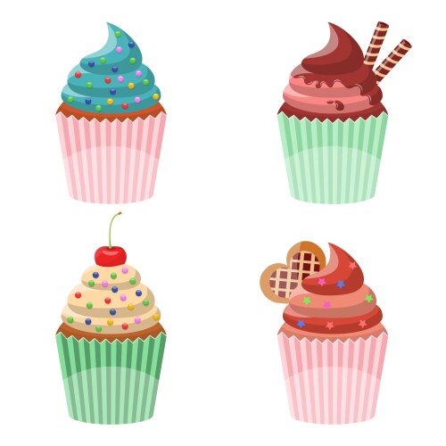 Cupcake Vector Images (over 100,000)
