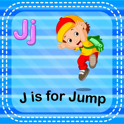 Jump Flashcard Vector Images (44)