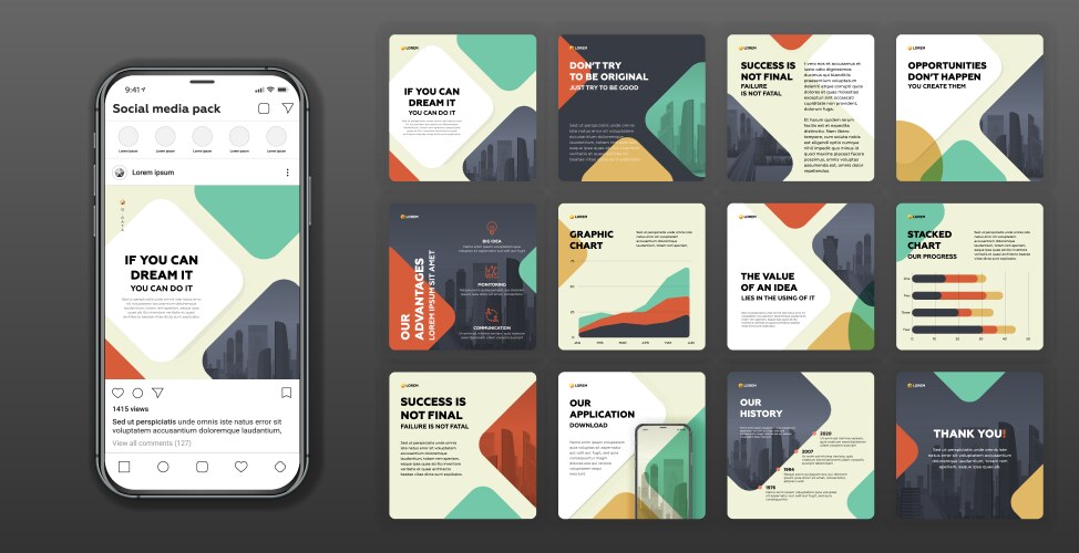 Social Media Post Vector Images (over 100,000)