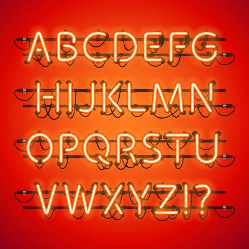 Neon Alphabet Vector Images (over 48,000)