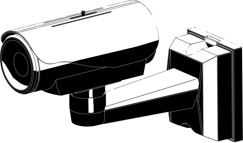 Cctv camera security surveillance system Vector Image