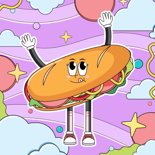 Cartoon Sandwich Vector Images (over 24,000)