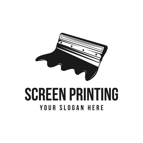 Printing company logo design with printer – Royalty-Free Vector ...