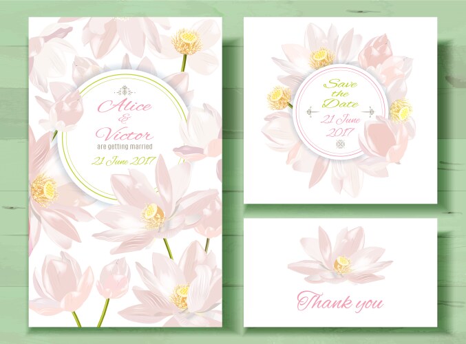 Lotus realistic Royalty Free Vector Image - VectorStock