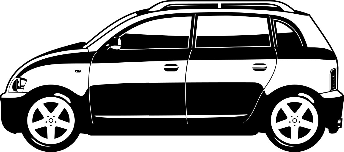 Cartoon toy wind up car Royalty Free Vector Image