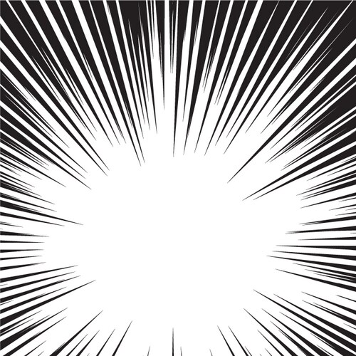 Comic book speed lines background Royalty Free Vector Image