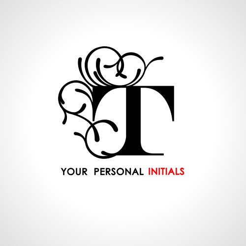 Tracing alphabet uppercase capital letter t Vector Image