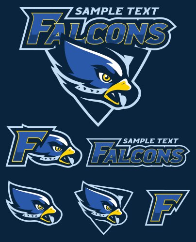 Falcon logo Vector Images & Graphics for Commercial Use | VectorStock