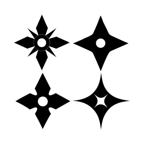 Ninja Star Vector Images (over 5,100)