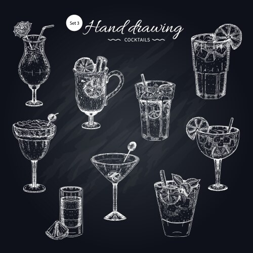 Hand Drawn Cocktails Vector Images (over 14,000)