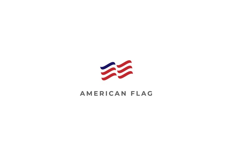 American Flag Minimal Vector Images (over 700)