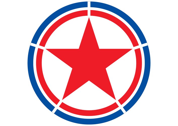 Panama air force roundel Royalty Free Vector Image