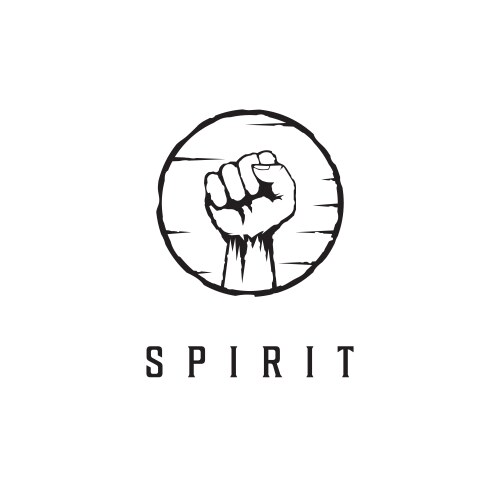 Fist front view Royalty Free Vector Image - VectorStock