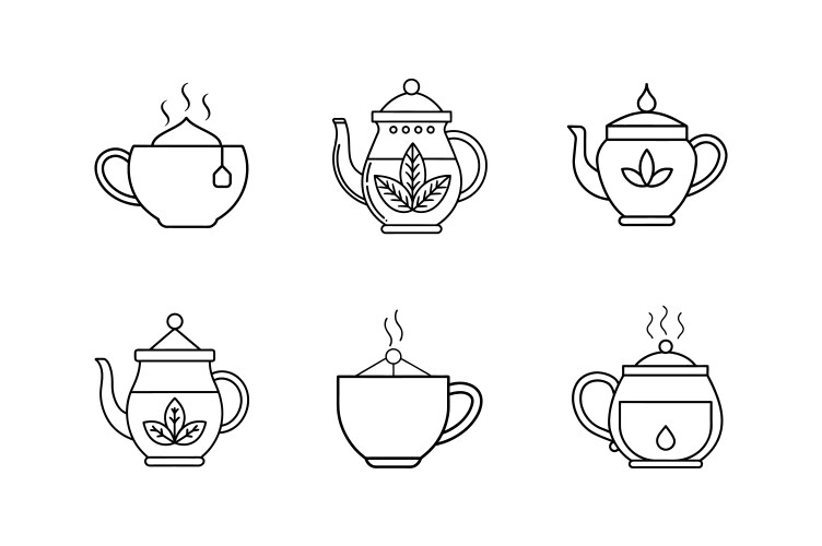 Tea Line Art Vector Images (over 30,000)