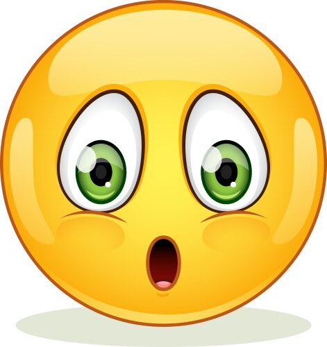 What is wrong emoticon Royalty Free Vector Image