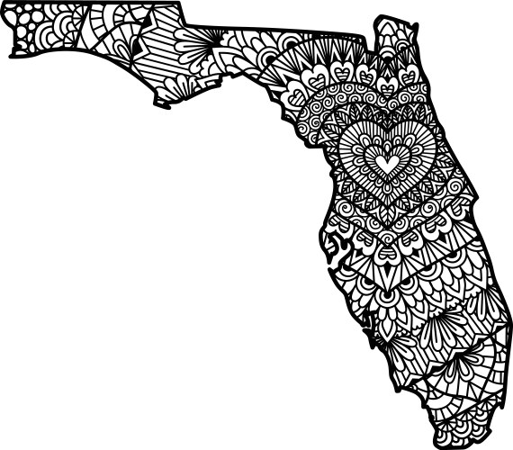 Florida Silhouette Vector Images (over 3,500)
