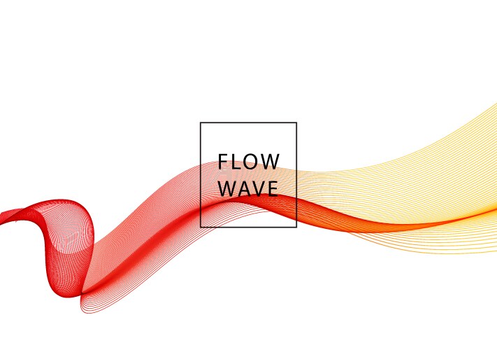 Abstract red wave background Royalty Free Vector Image