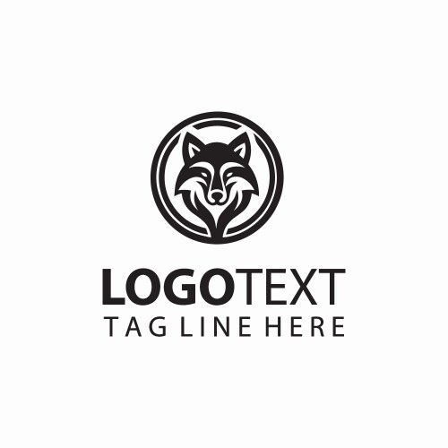 Fox logo Royalty Free Vector Image - VectorStock