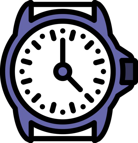 Icon of watches Royalty Free Vector Image - VectorStock