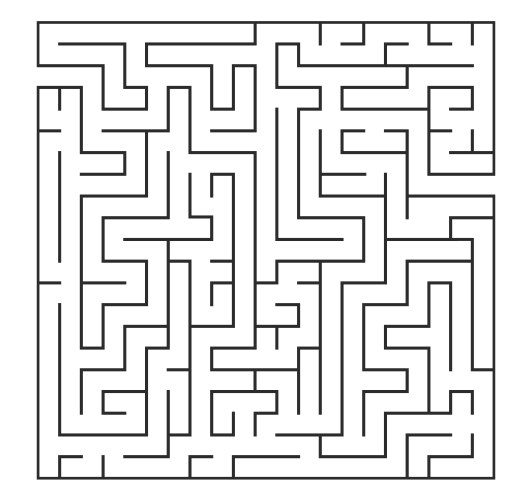 Fun labyrinth maze game square shape Royalty Free Vector