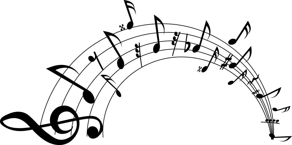 Music Notes Wavy Vector Images (over 330)