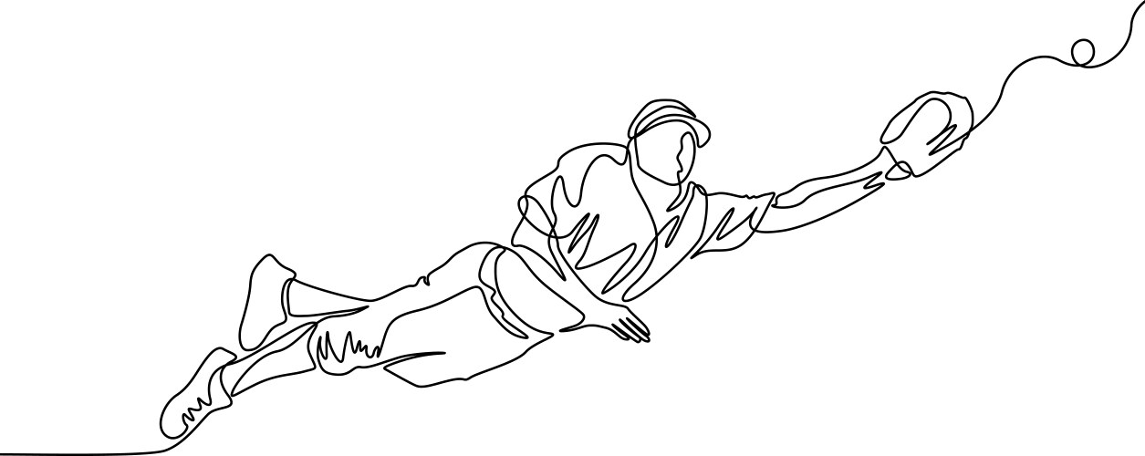 Continuous one line drawing woman jump rope Vector Image