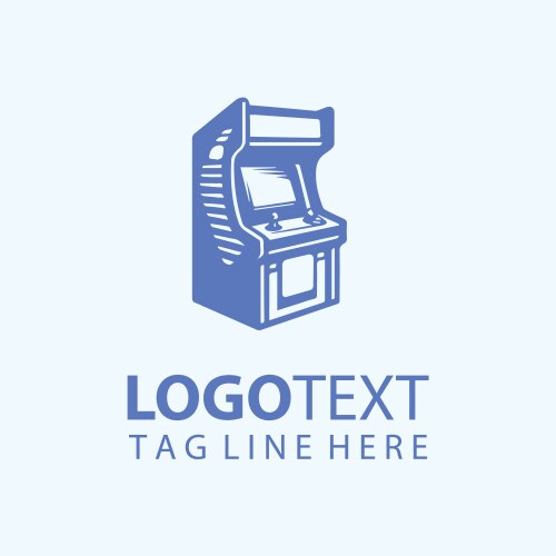 Gaming machine logo Royalty Free Vector Image - VectorStock