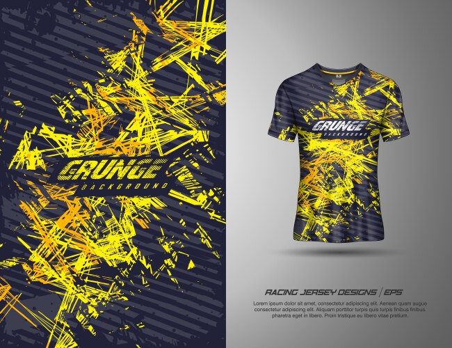 Tshirt sports grunge texture background Royalty Free Vector