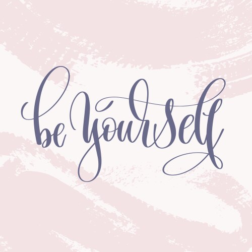 Improve your life - hand lettering text about Vector Image