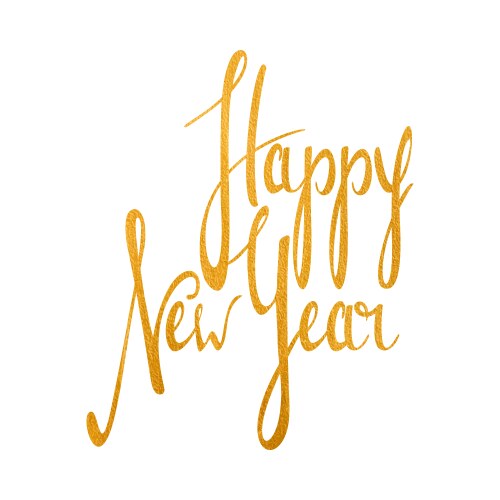 Be happy handwriting typography Royalty Free Vector Image