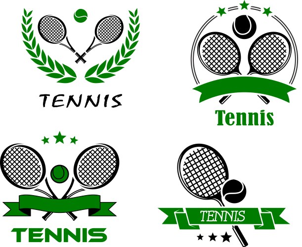Tennis symbol Royalty Free Vector Image - VectorStock
