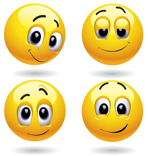 Crazy smile Royalty Free Vector Image - VectorStock