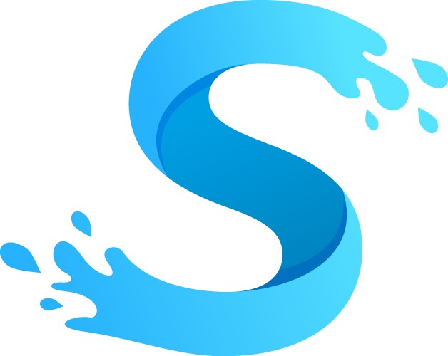 Help water logo icon design Royalty Free Vector Image