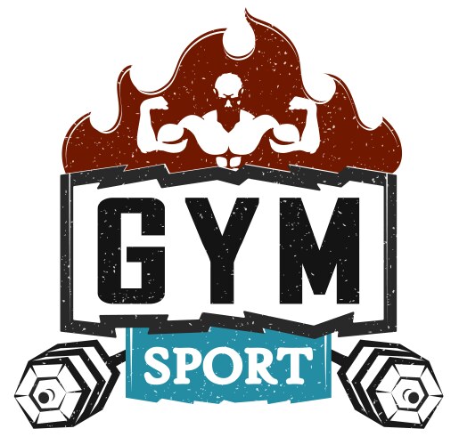Gym symbol Royalty Free Vector Image - VectorStock