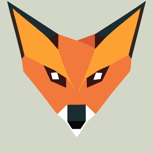 Geometric Line Fox Face Vector Images (over 520)