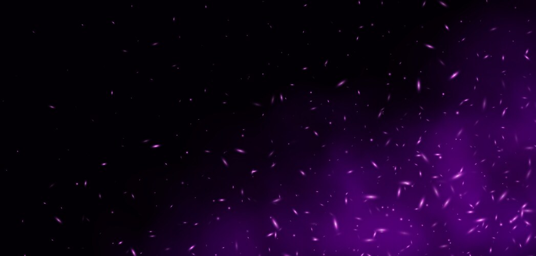 Purple flame with sparks fire flying cinder Vector Image
