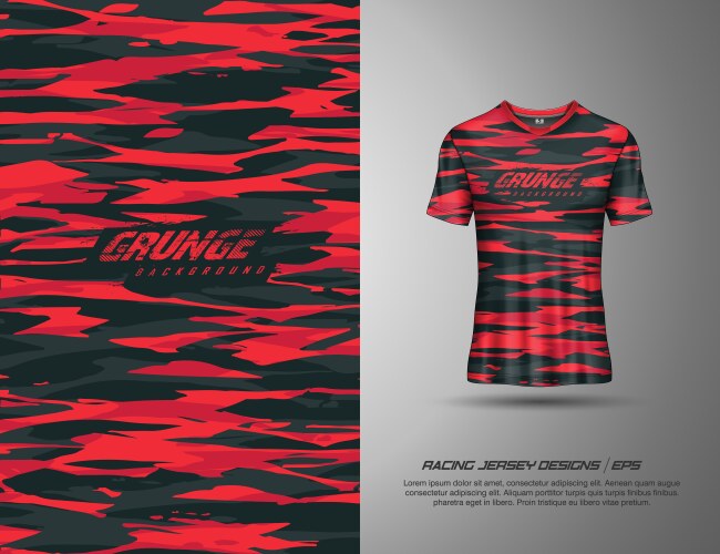 Tshirt sports grunge texture background Royalty Free Vector